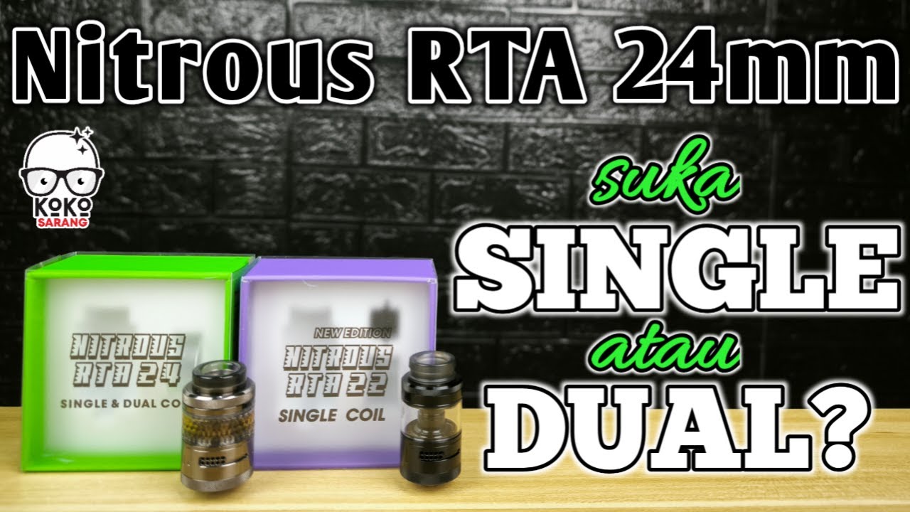 Nitrous RTA 24mm - YouTube