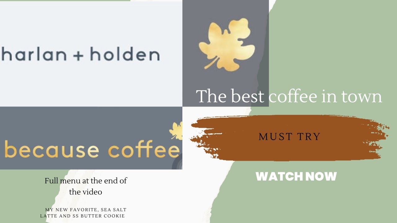 Harlan + Holden - Because coffee 🍁 | Full menu at the end of the video ...