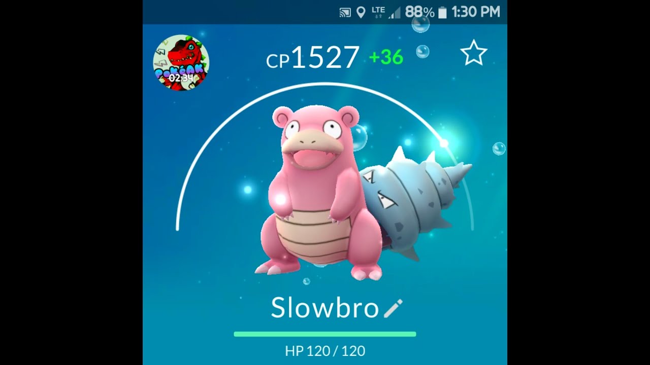 Pokémon GO Slowbro - evolutions & leveling up CP - YouTube
