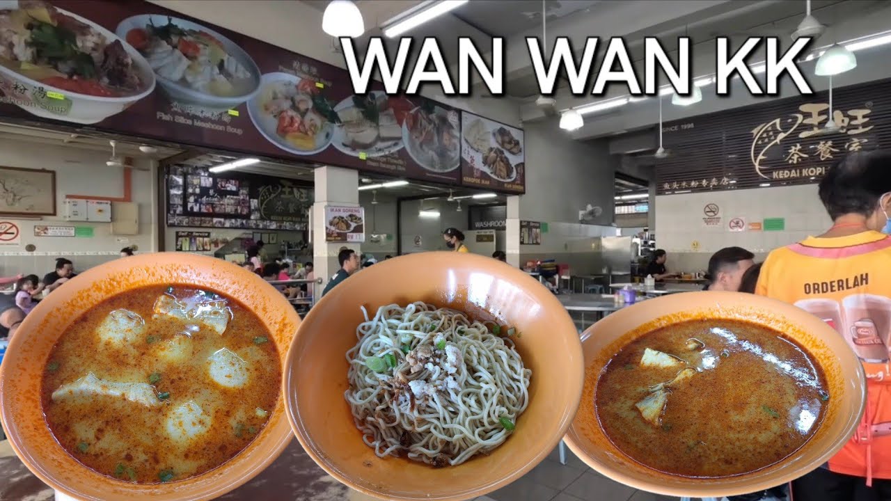 Kota Kinabalu foodhunting KEDAI KOPI WAN WAN 😋 The legendary fish ...
