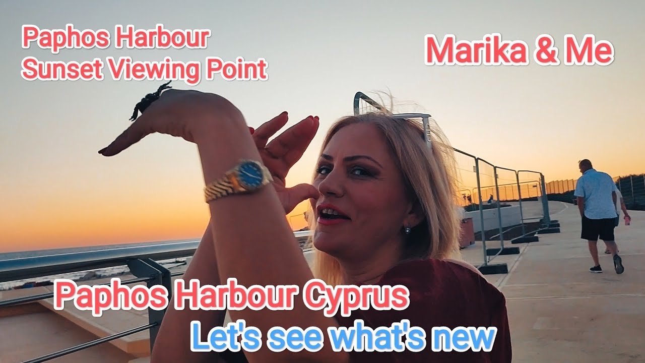Paphos Sunset Point & Paphos Harbour Kato Paphos Harbour Cyprus - YouTube
