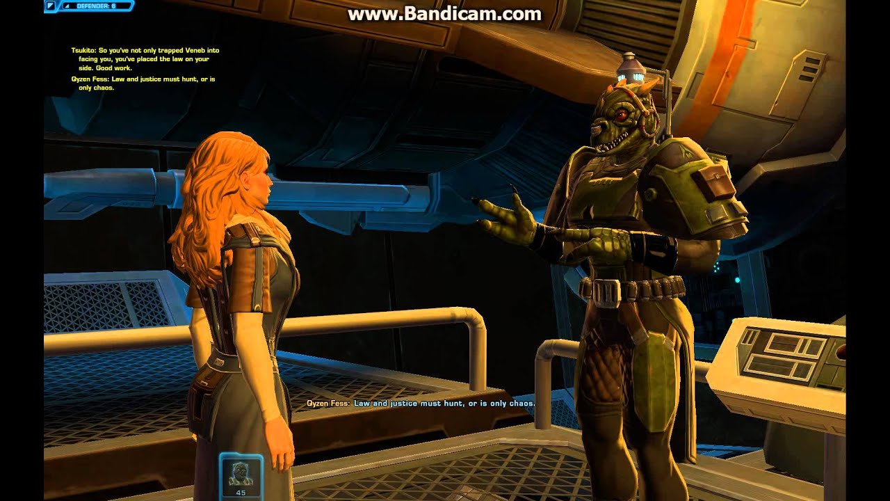 Swtor - Jedi Consular - Qyzen Fess cz. 14 - ship - YouTube