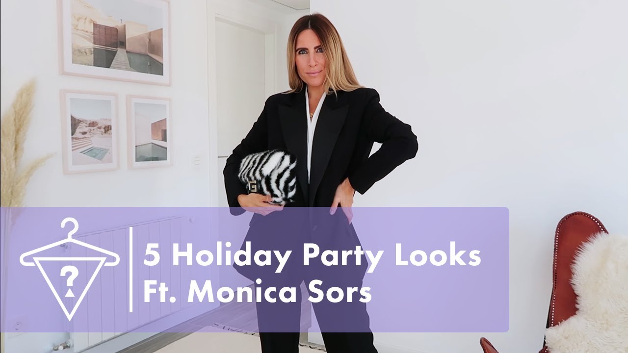 5 #Marciano Holiday Party looks with Monica Sors | #StyledByGUESS - YouTube