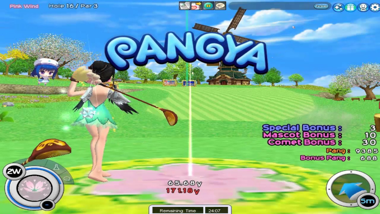 -44 PINK WIND [PANGYA SUPER SS] - YouTube