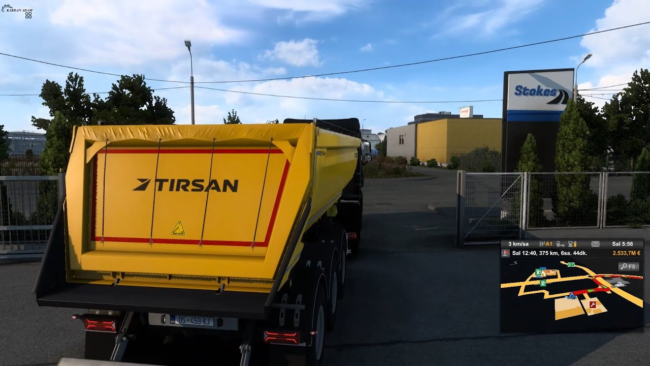 Euro Truck Simulator 2 - Prishtina to Podgorica - v1.48.5.80s - TIRSAN ...