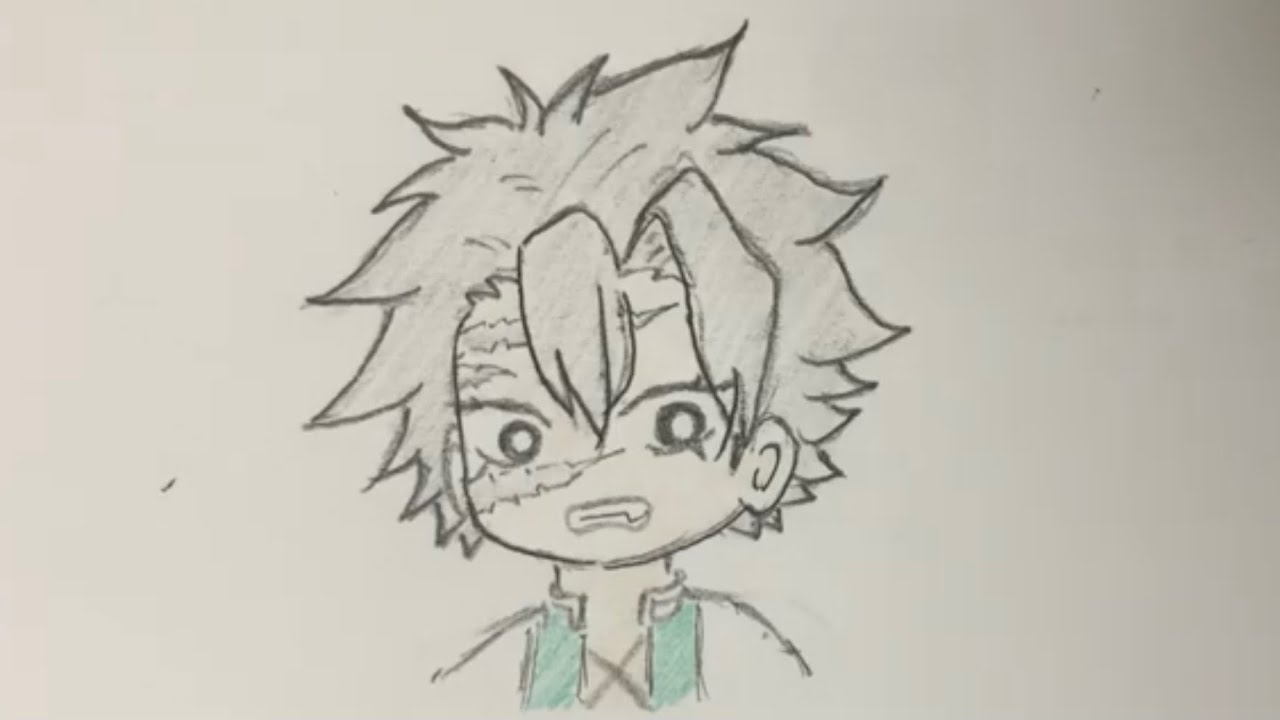 How to Draw Sanemi Easy | demon slayer tiktok - YouTube