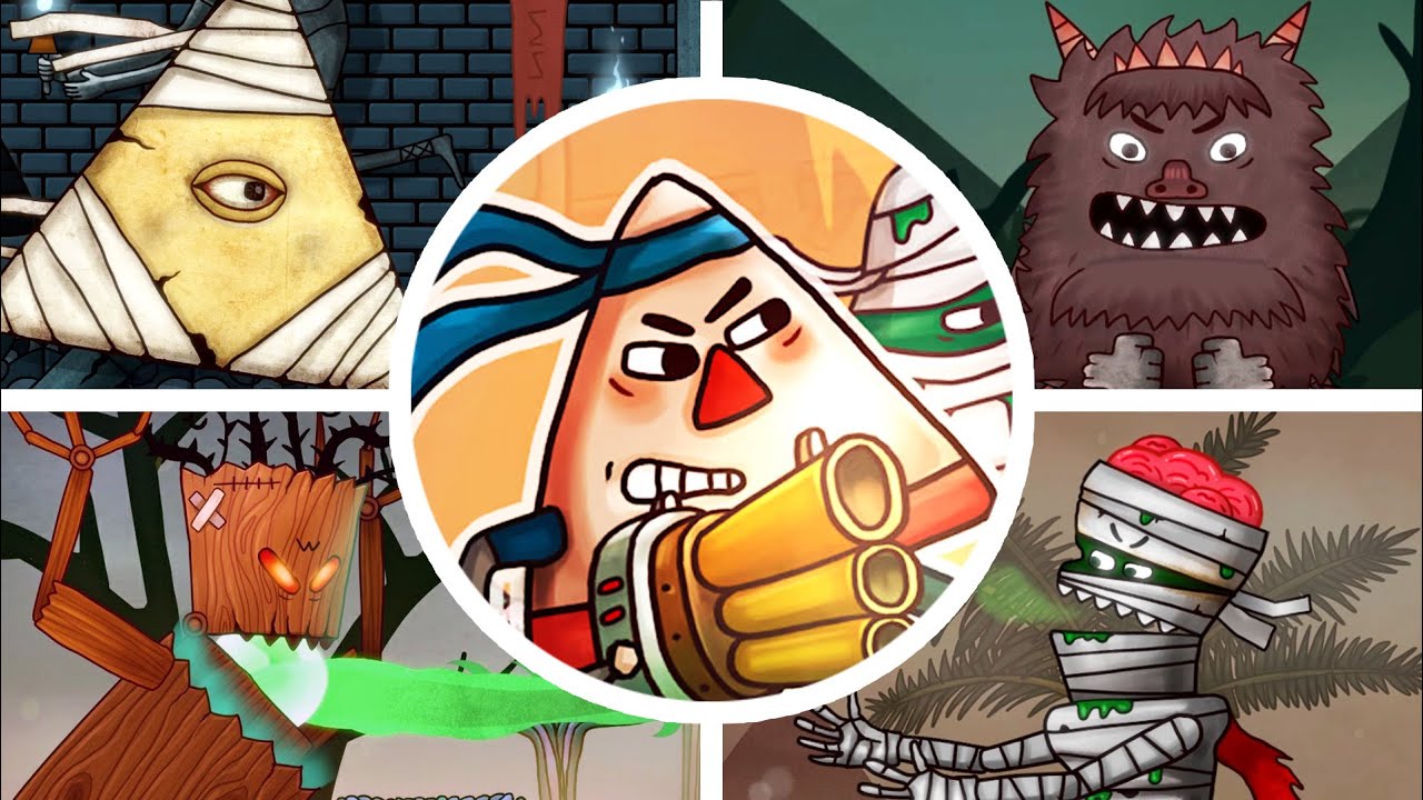 Little Triangle - All Bosses + Ending [Hardcore] - YouTube