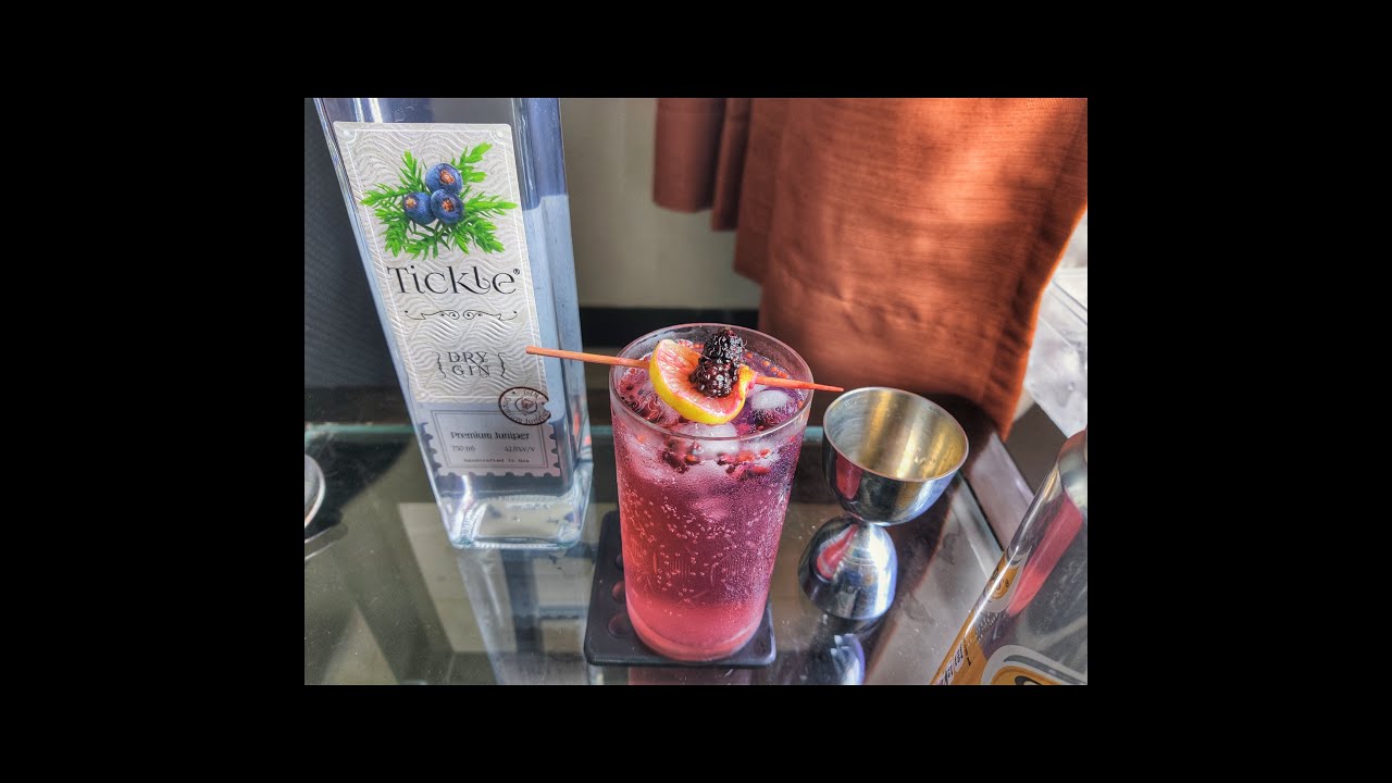 Mulberry GIN and TONIC🍇 || Tickle GIN || Best Way to Drink GIN - YouTube