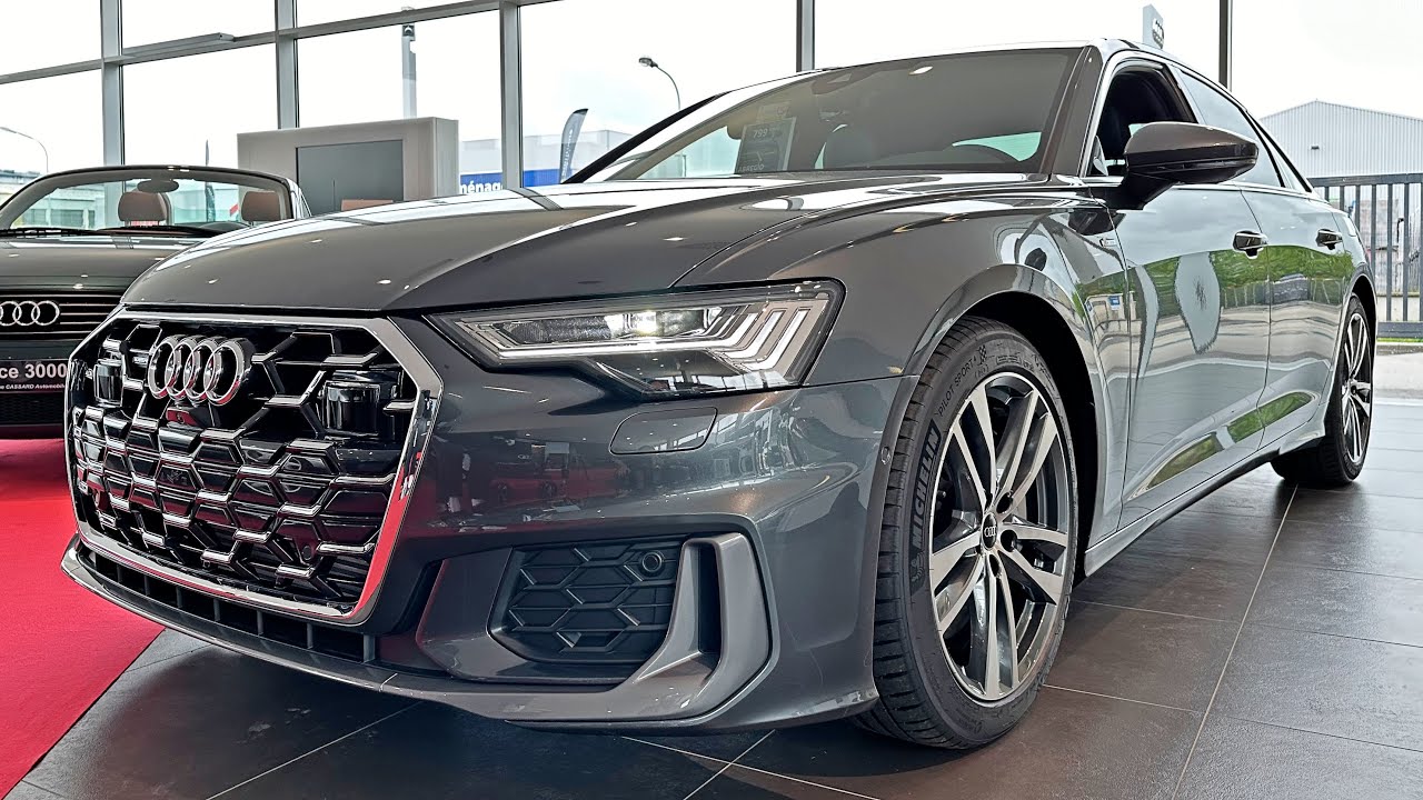 New Audi A6 S line FACELIFT 2024 (50 TFSIe) | Visual Review - YouTube