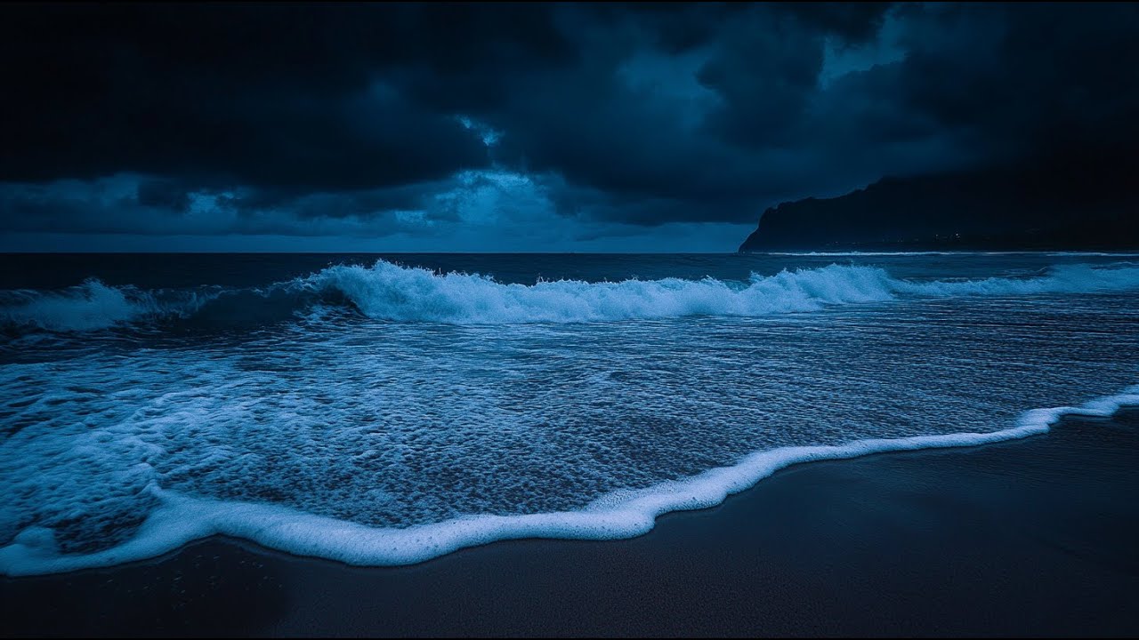 Sleep Instantly with Rolling Sea Waves | Healing Ocean Sounds for Deep ...