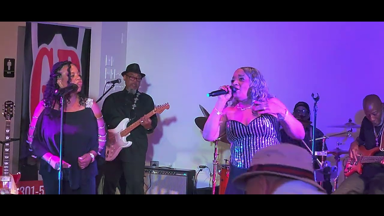 Afterthought Band singing "Rockin Chair", at Wine Down Wednesdays at ...