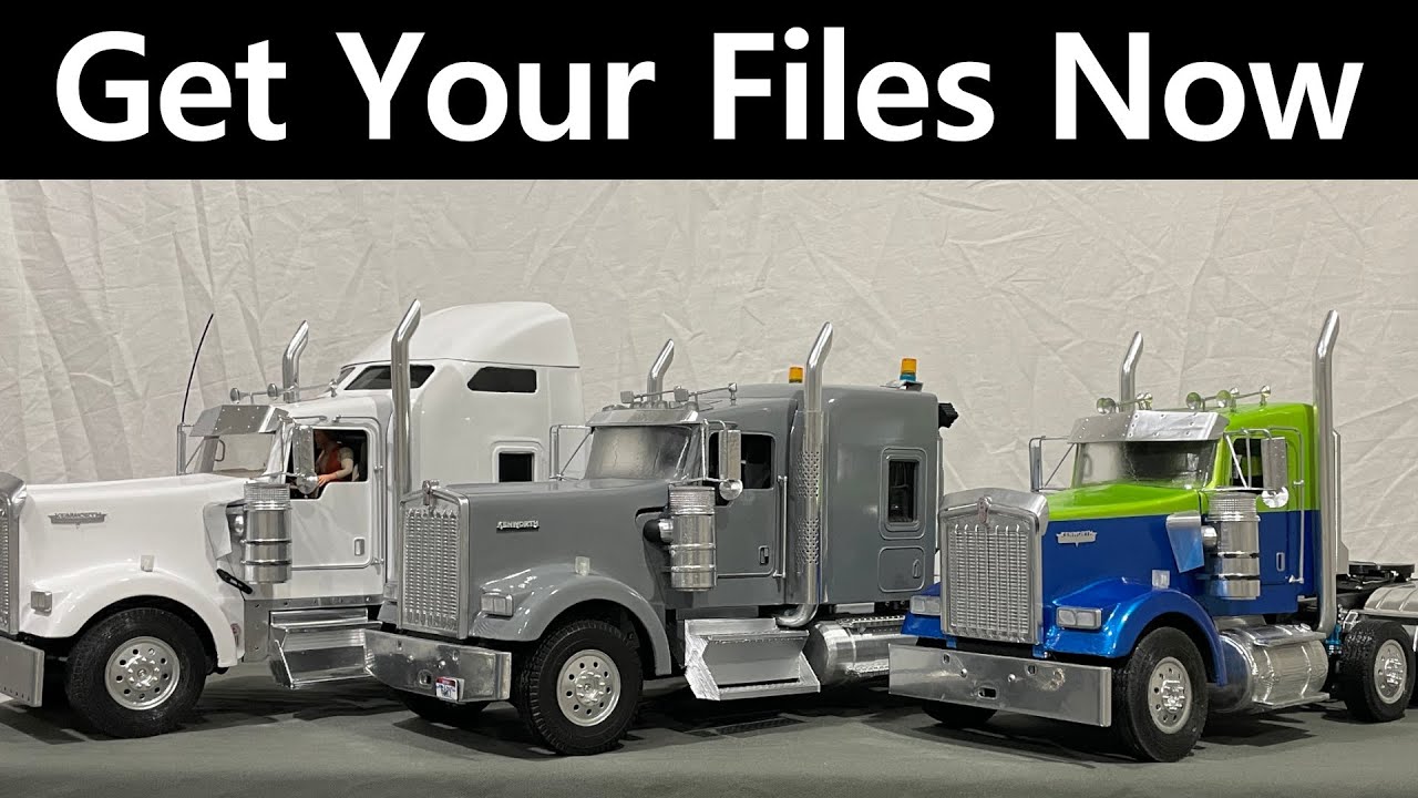 1/14 Scale RC Semi Truck Completed - YouTube