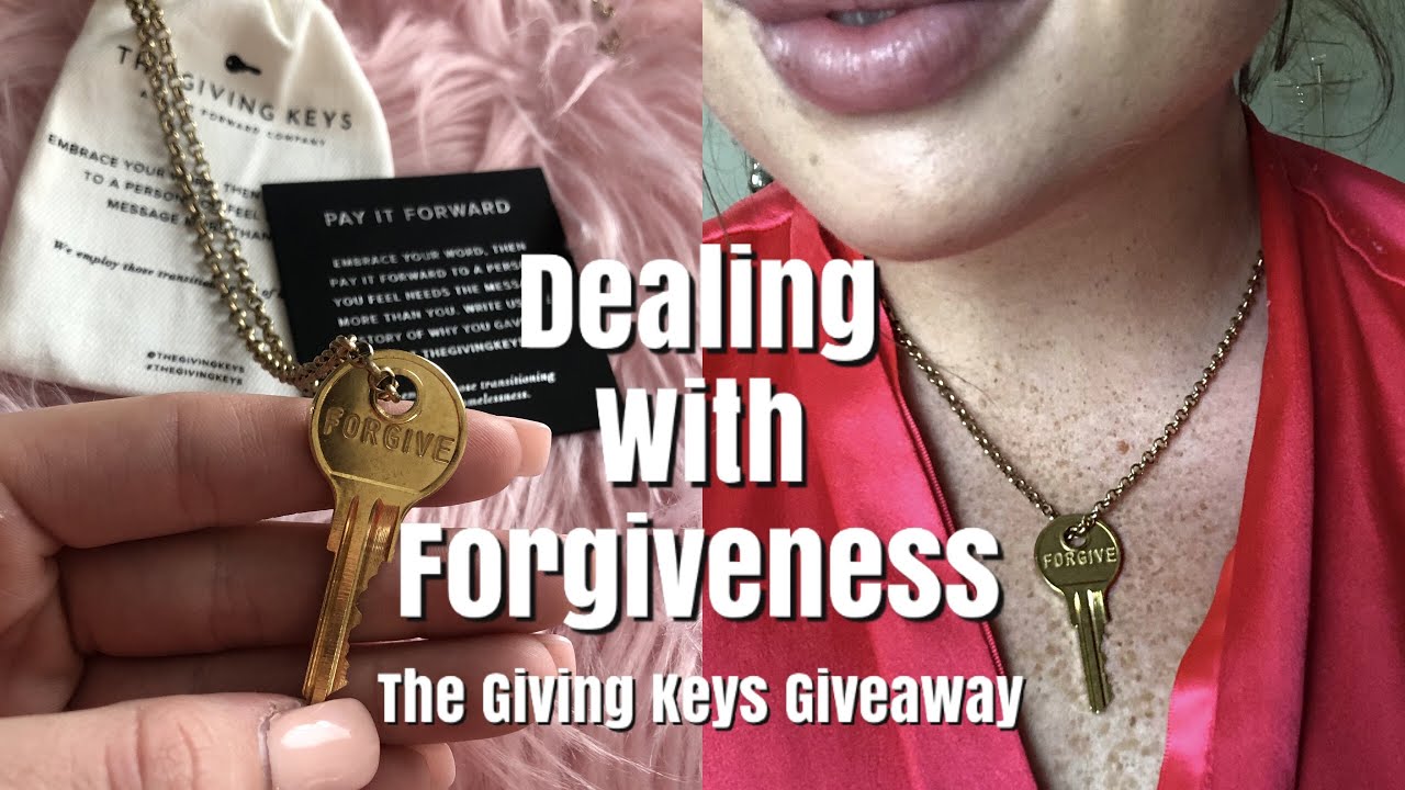 Dealing with Forgiveness + Giveaway with The Giving Keys Jewelry - YouTube