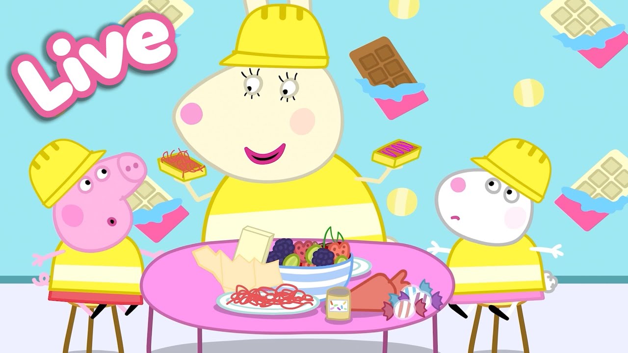 🍎 Peppa Pig Best Bites LIVE! 🐷 Peppa’s Food & Cooking Moments | Tales ...