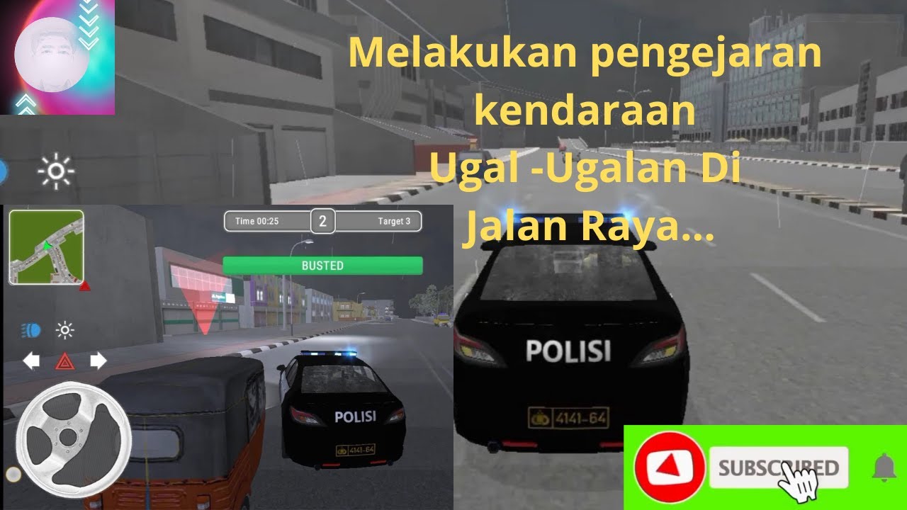 MENGEJAR MOBIL UGAL UGALAN || Game simulator polisi || AAG Police Duty ...