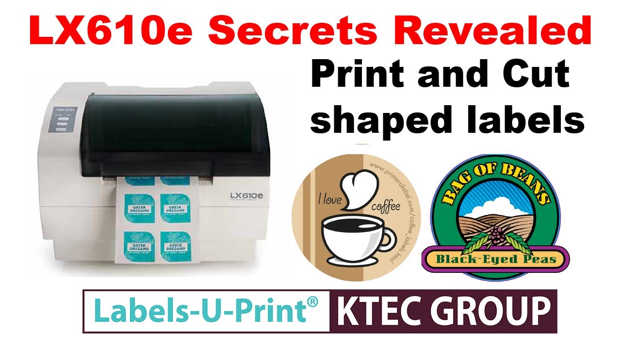PRIMERA LX610e Pint and cut any shape labels - Secrets Revealed ...