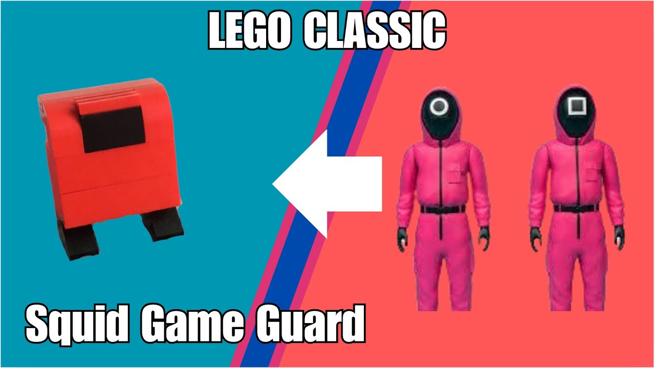 How to make a MINI SQUID GAME GUARD |Lego Classic| - YouTube