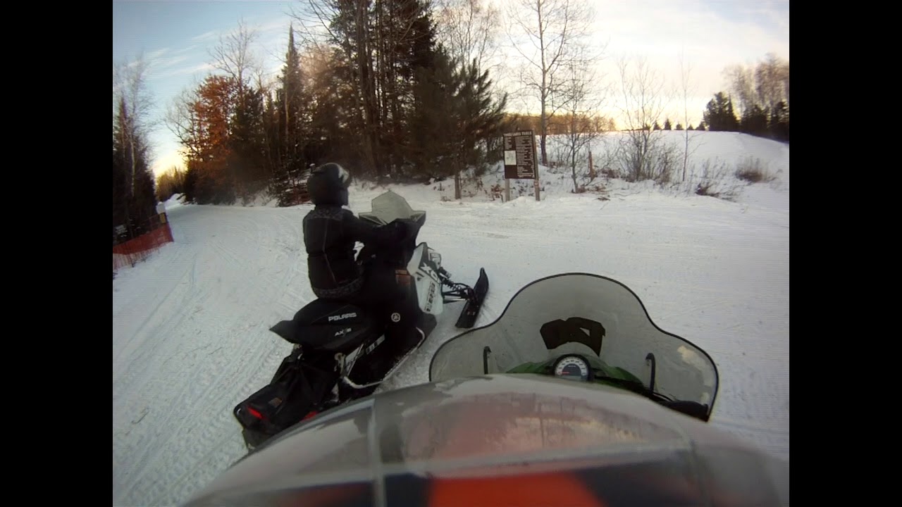 Riding Polaris XCR 600 Rush Jan 2019 - YouTube