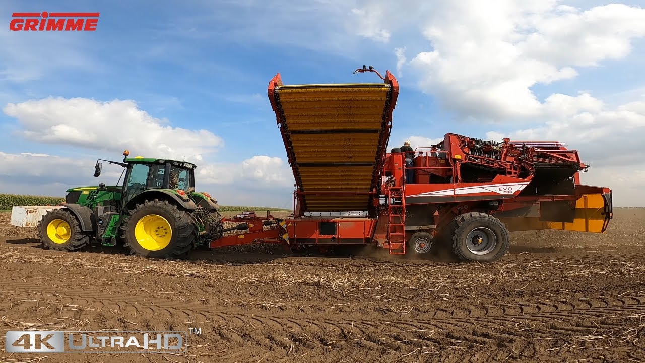 Landwirtschaftsbetrieb Bollmann / Kartoffeln Roden mit GRiMME EVO 280 ...