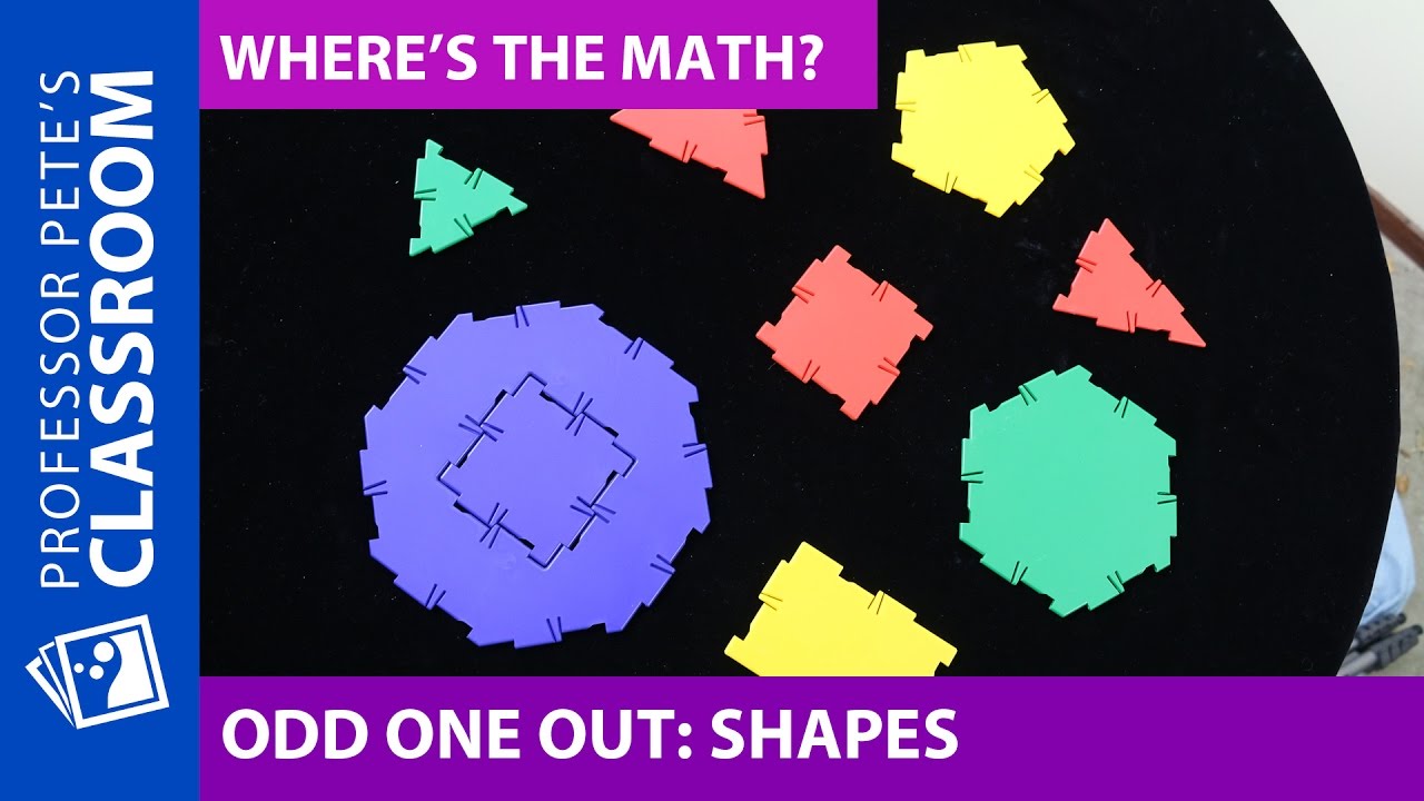 Where's the Math #36 for Grades K-1: Odd One Out - Shapes - YouTube