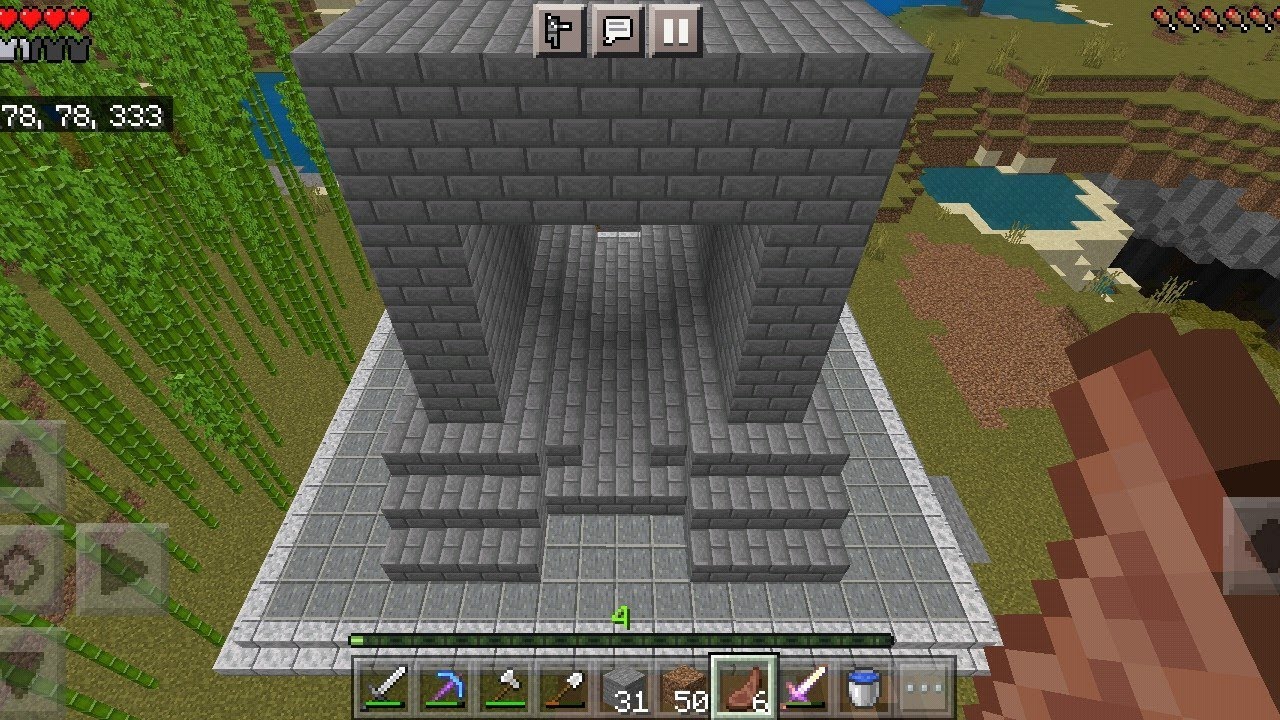 The Monument of Tein (progress so far) - Minecraft - YouTube