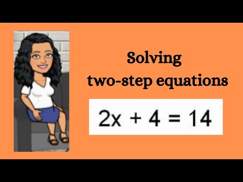 How To Solve Two-Step Equations - YouTube