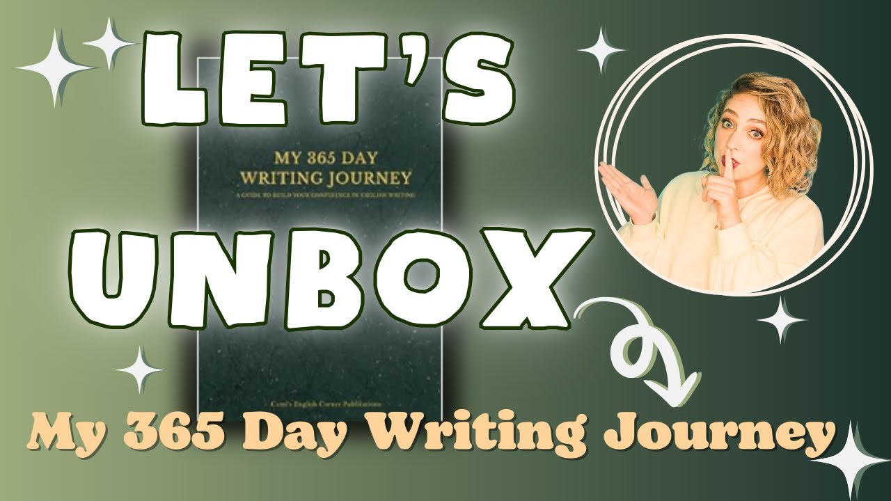 Unboxing "My 365 Day Writing Journey" + Tour | English Writing ...