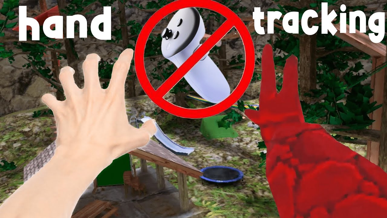 Playing Gorilla Tag with HAND TRACKING... - YouTube