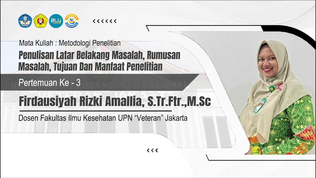 Penulisan Penelitian Firdausiyah Rizki Amallia, S Tr Ftr ,M Sc TM 3 ...