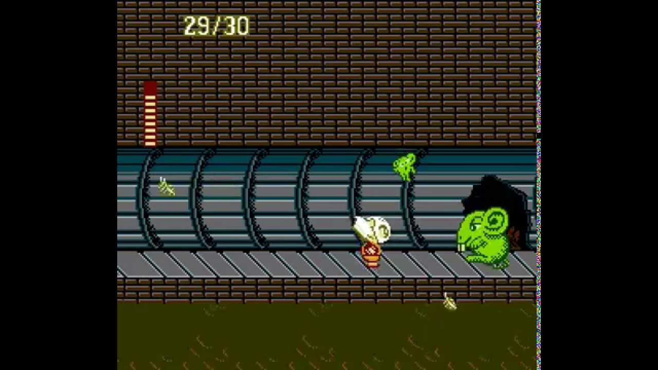 Splatterhouse Wanpaku Graffiti Famicom/NES no death 60fps - YouTube