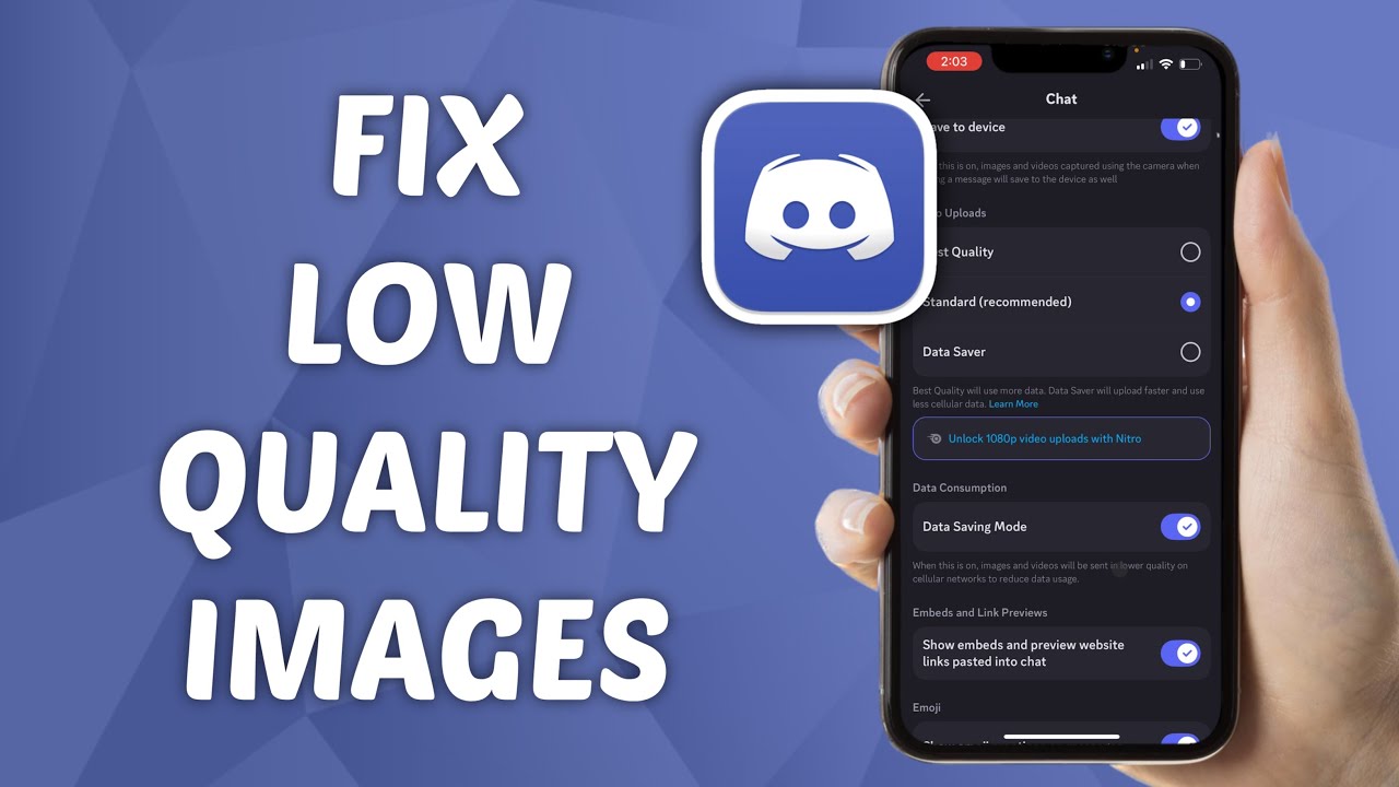 How to FIX Low Quality Image on Discord - YouTube