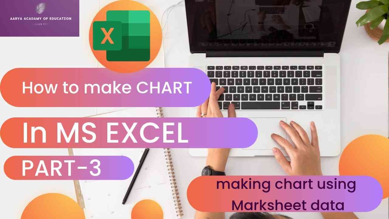 how to make chart using mark sheet data In MS EXCEL P-3 | pankaj shelar ...