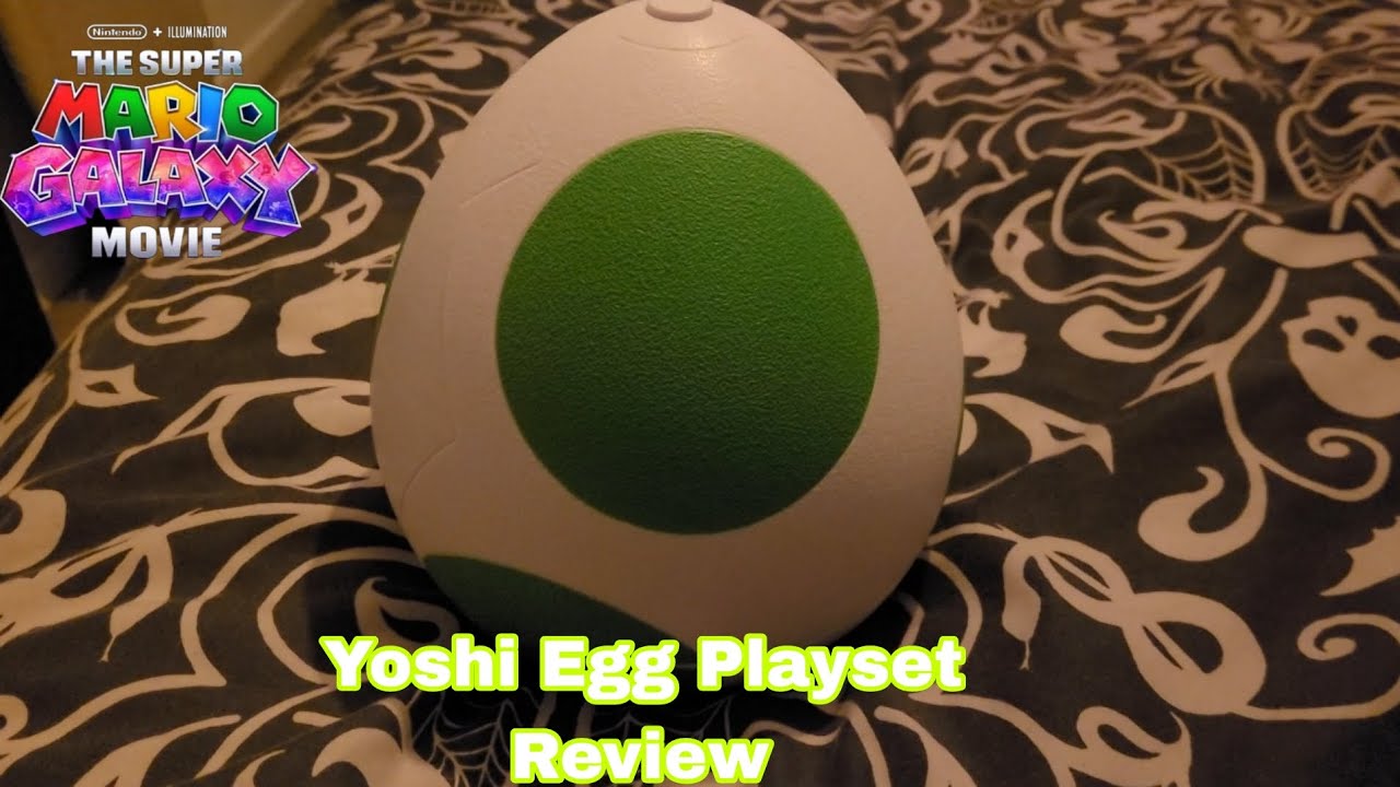 The Super Mario Galaxy Movie Yoshi Egg Playset Review - YouTube