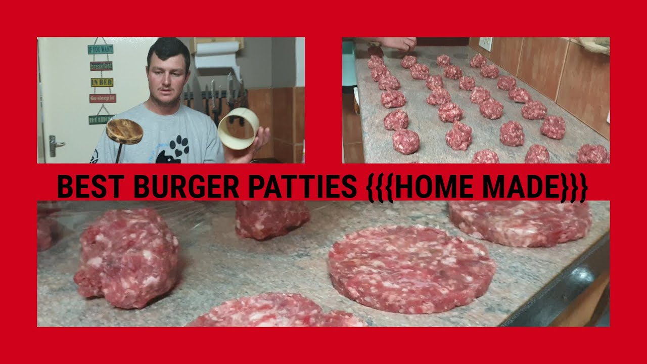 How to make PATTIES {{{AT HOME}}} - YouTube