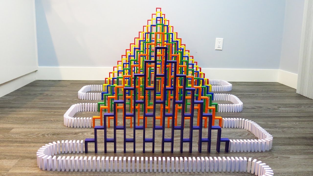 Trying Out Triangles with Dominoes - YouTube