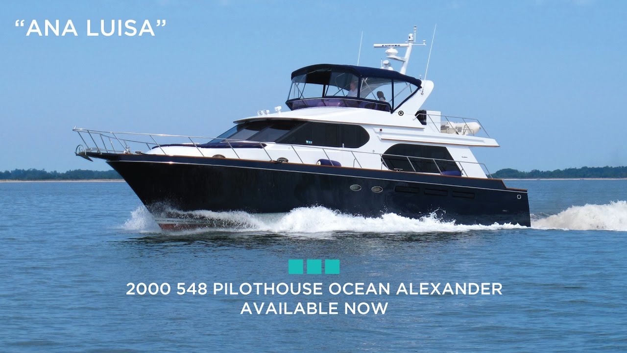 2000 548 Pilothouse Ocean Alexander – Available Now - YouTube