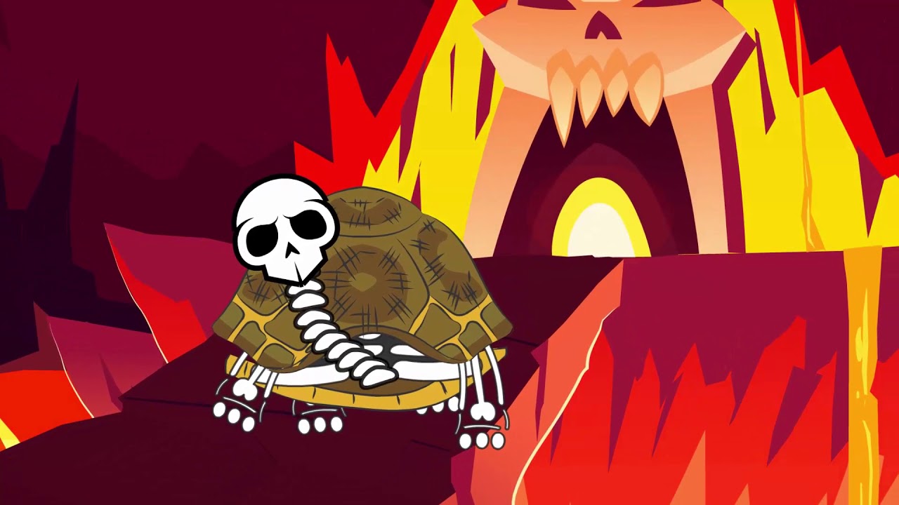 Skull Turtle in Hell Animation - YouTube