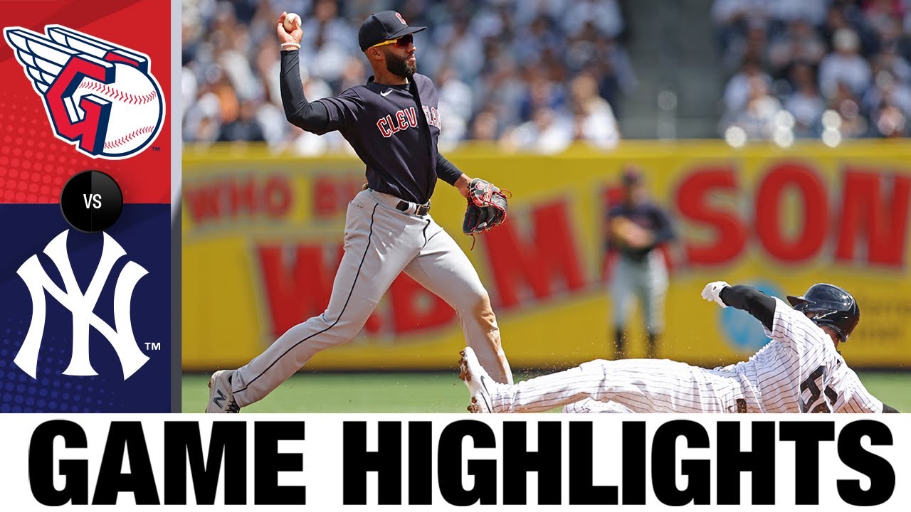 Guardians vs. Yankees Game Highlights (4/23/22) | MLB Highlights - YouTube
