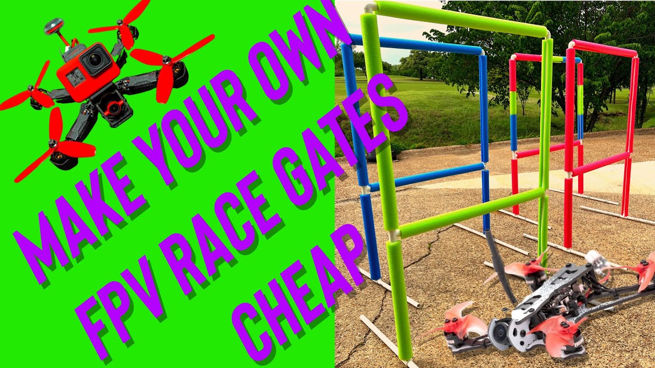 Hone Your Drone Skills At Home! ! Make You Own Race Course w/PVC and $1 ...