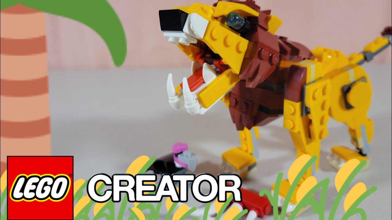 LEGO Creator 3 in 1 Wild Lion Unboxing, speed build and review | Part 1 ...
