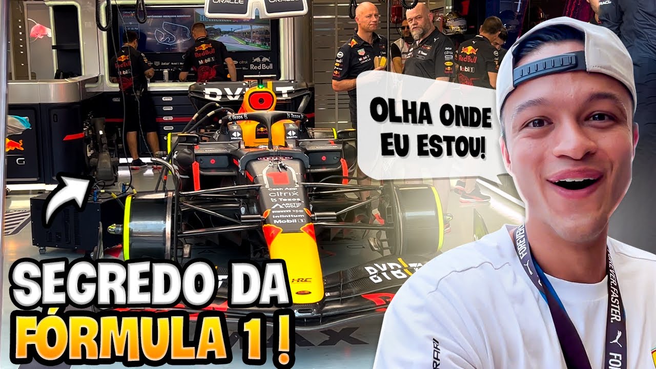 TUDO QUE VOCÊ NUNCA VIU SOBRE A FÓRMULA 1!! ENTREI NO BOX DO CAMPEÃO ...