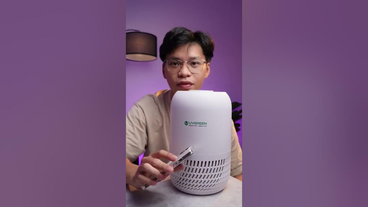 Review máy lọc không khí diệt khuẩn UVGREEN KA150 - YouTube