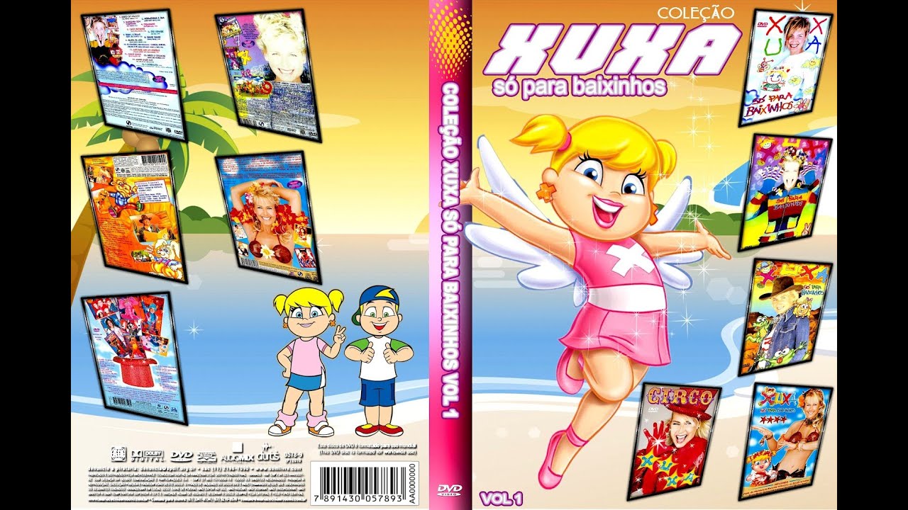 🌈Xuxa 5 em 1 Vol. 01 • MENU-DVD Coleção xuxa • #menudvd6em1 # ...