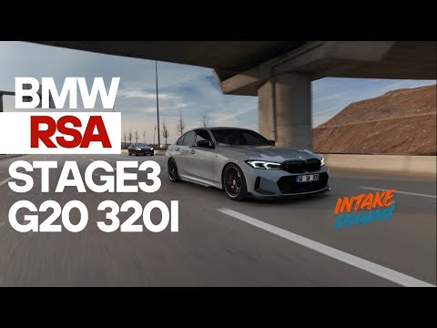 RSA BMW G20 320i Stage3 Big Turbo Şehir Turu | Intake Sound | Emiş Sesi | Ipos & R2P500 Turbo
