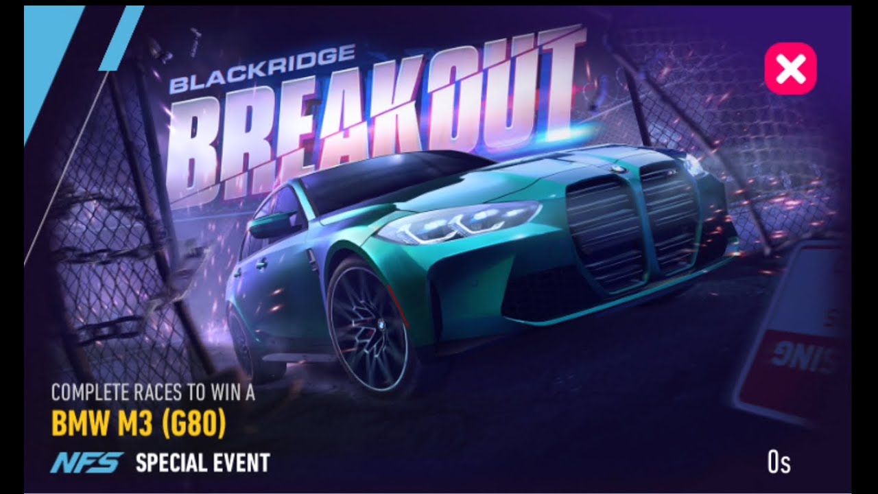 NFS No Limits | NFSNL | Blackridge Breakout | BMW M3 (G80) | 170 gold ...