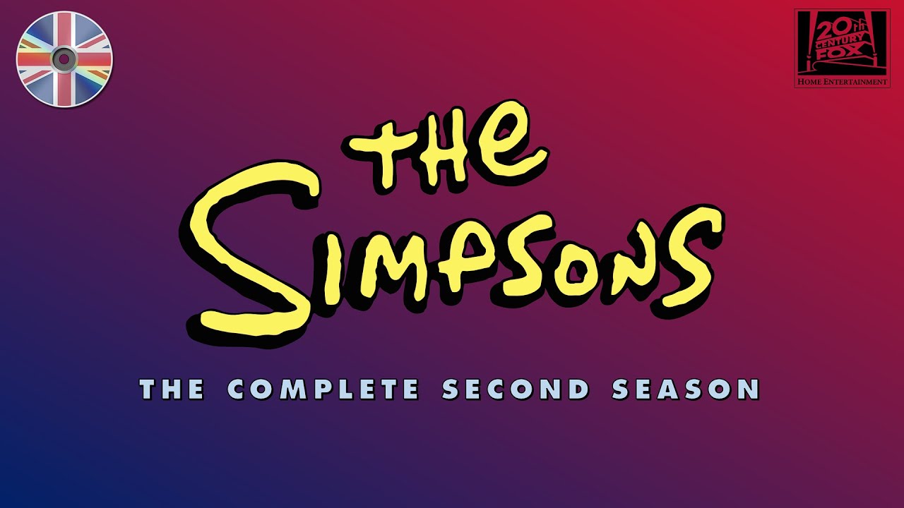 Opening to The Simpsons: The Complete Second Season (Disc 1) UK DVD ...