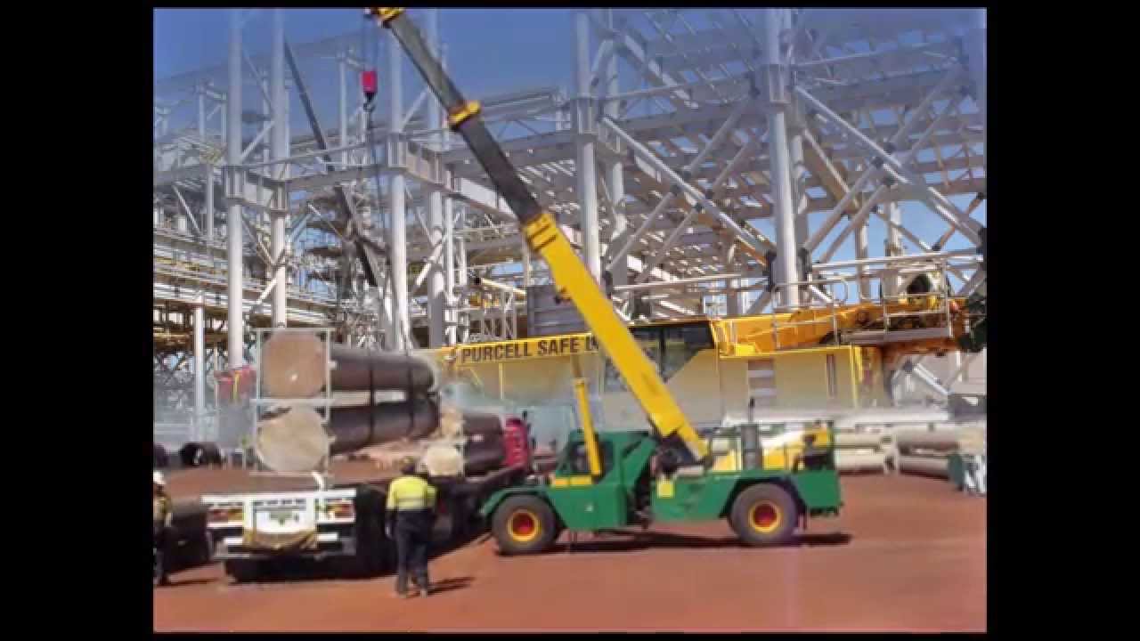 Purcell Crane Hire Lifting in the North West of WA - YouTube
