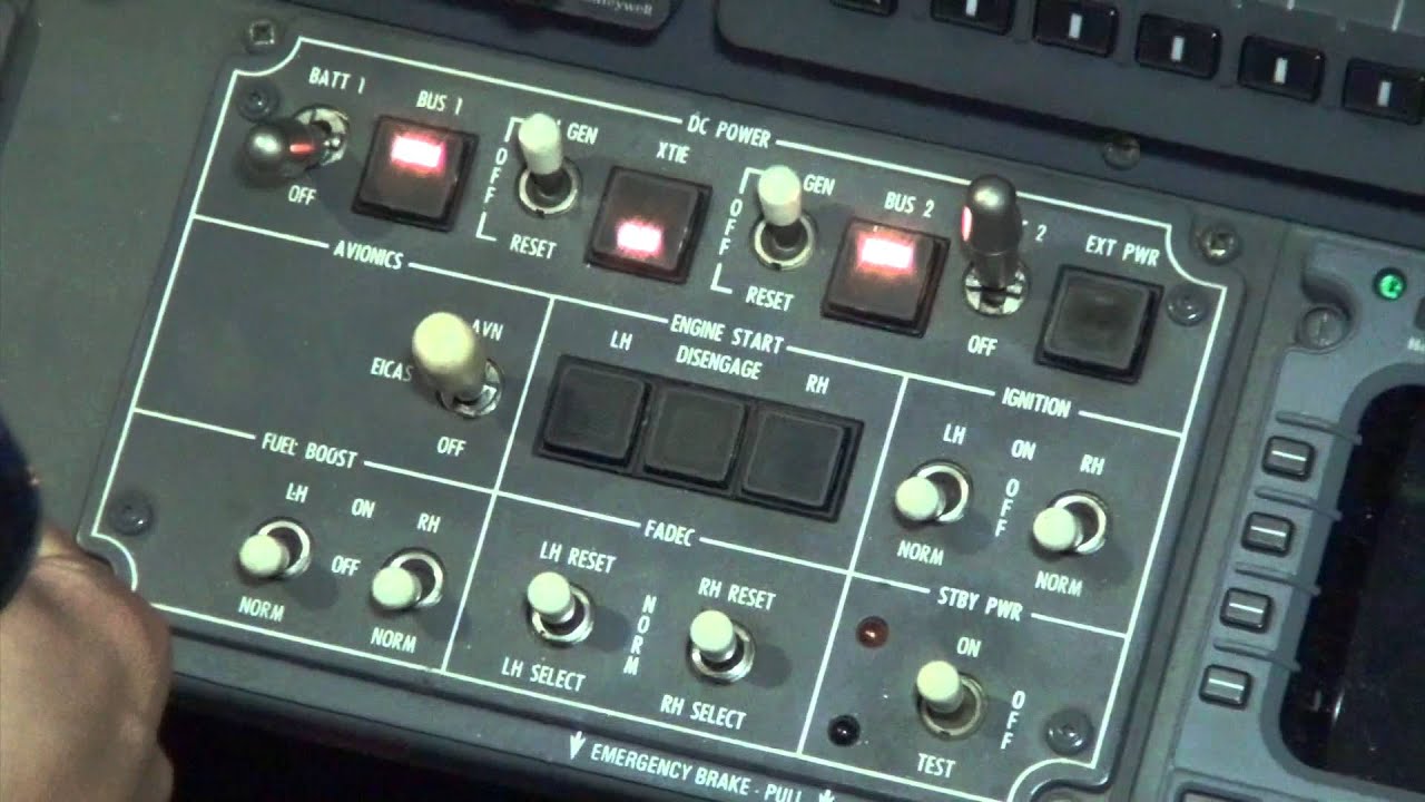 Emergency Buss Check for Split Buss Aircraft - YouTube