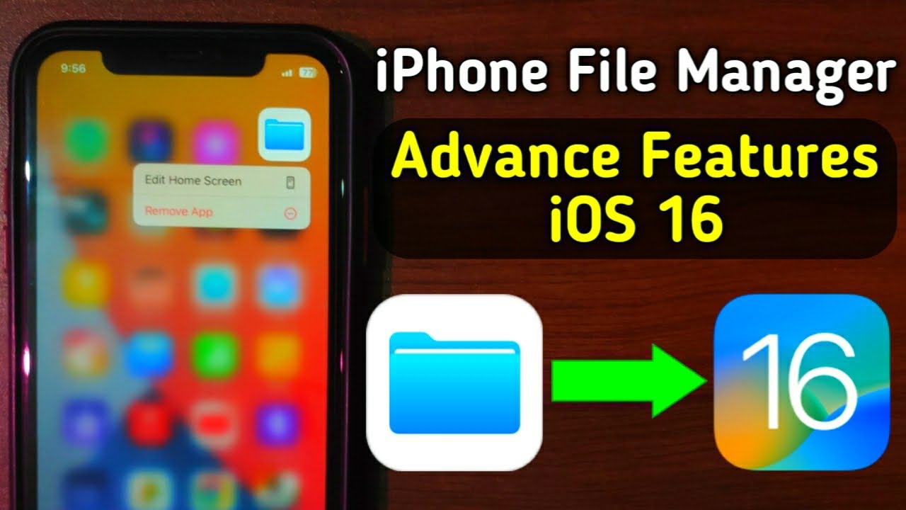 iPhone File Manager New Hidden Features iOS 16 | File Manager Advance ...