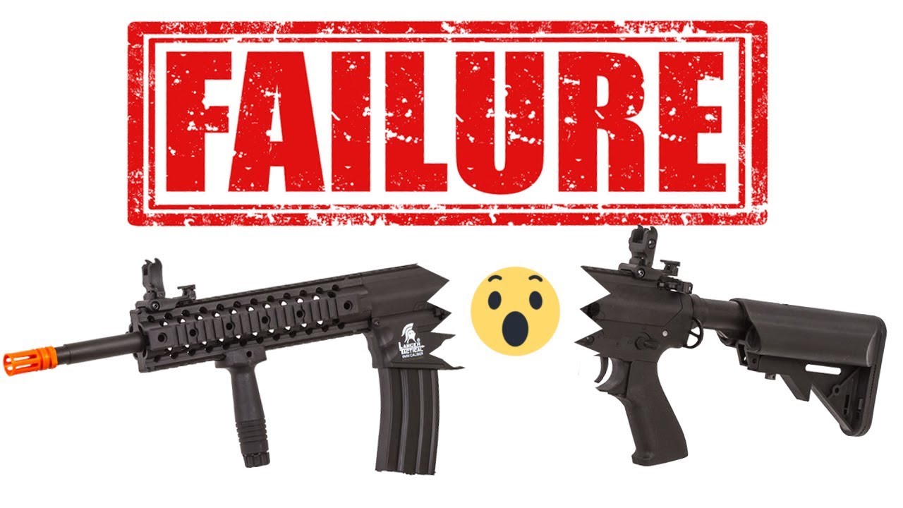 FAILURE | Straight Outta the Box Lancer Tactical LT12BG2 AEG - YouTube